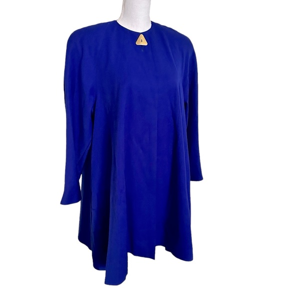 Jackets & Coats | Vintage Bright Blue Retro Jacket | Poshmark